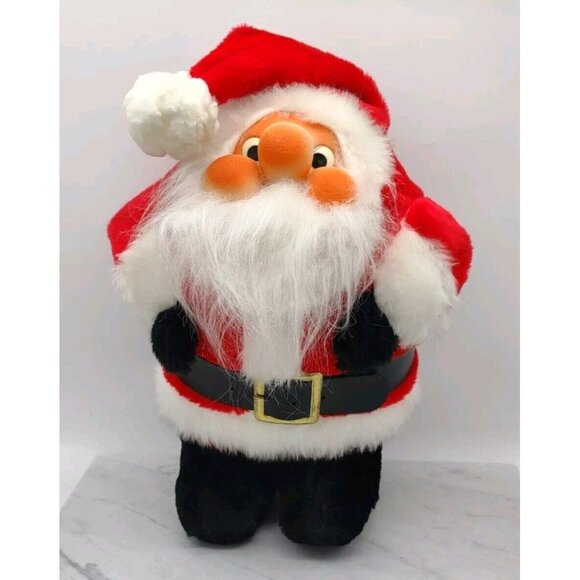 Rennoc | Holiday | Vintage 982 Santakin Rennoc Chubby Cheek Santa Plush ...